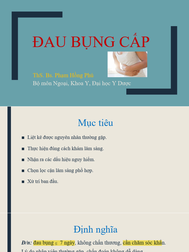 Đau bụng cấp - YHCT | PDF