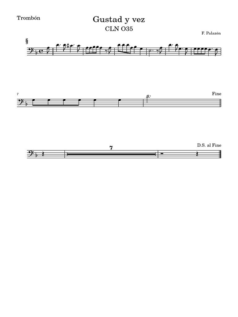 Gustad y Vez-Trombón | PDF