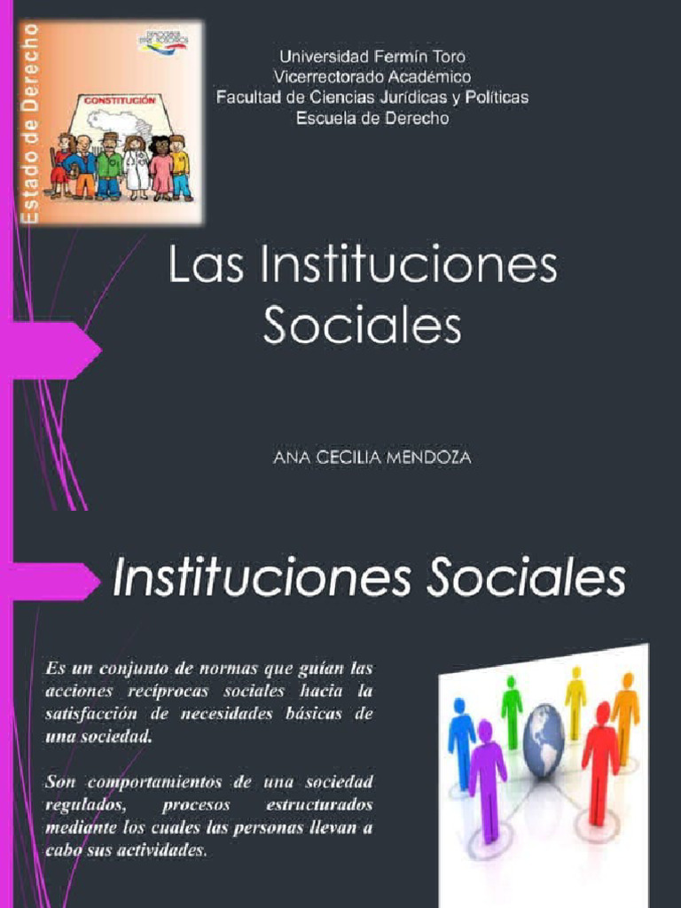 Instituciones Sociales | PDF