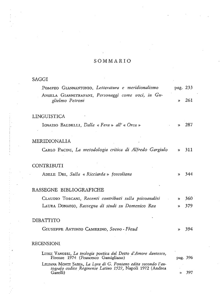 Critica Letterarai Anno III (1975) Fasc. II, N. 7 | PDF