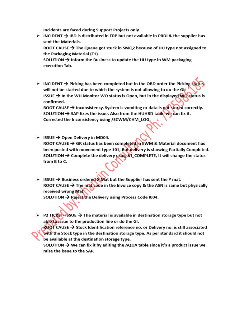 Support Project Incident Management Guide | PDF | Software Development | Computer Engineering