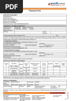 Reliance Health Gain Proposal Form | PDF | Insurance | Payments