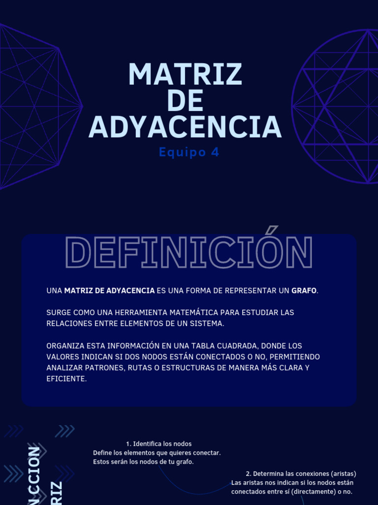 Cómo Construir una Matriz de Adyacencia | PDF