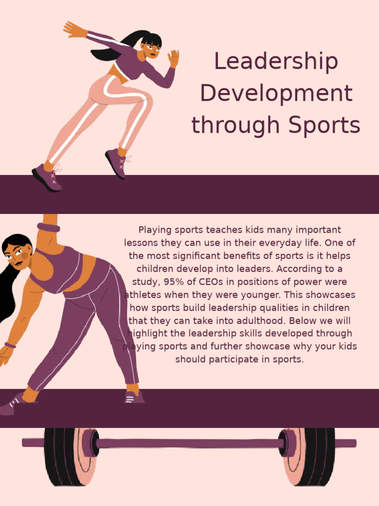Youth Sports and Leadership Skills | PDF | Team Building | Leadership