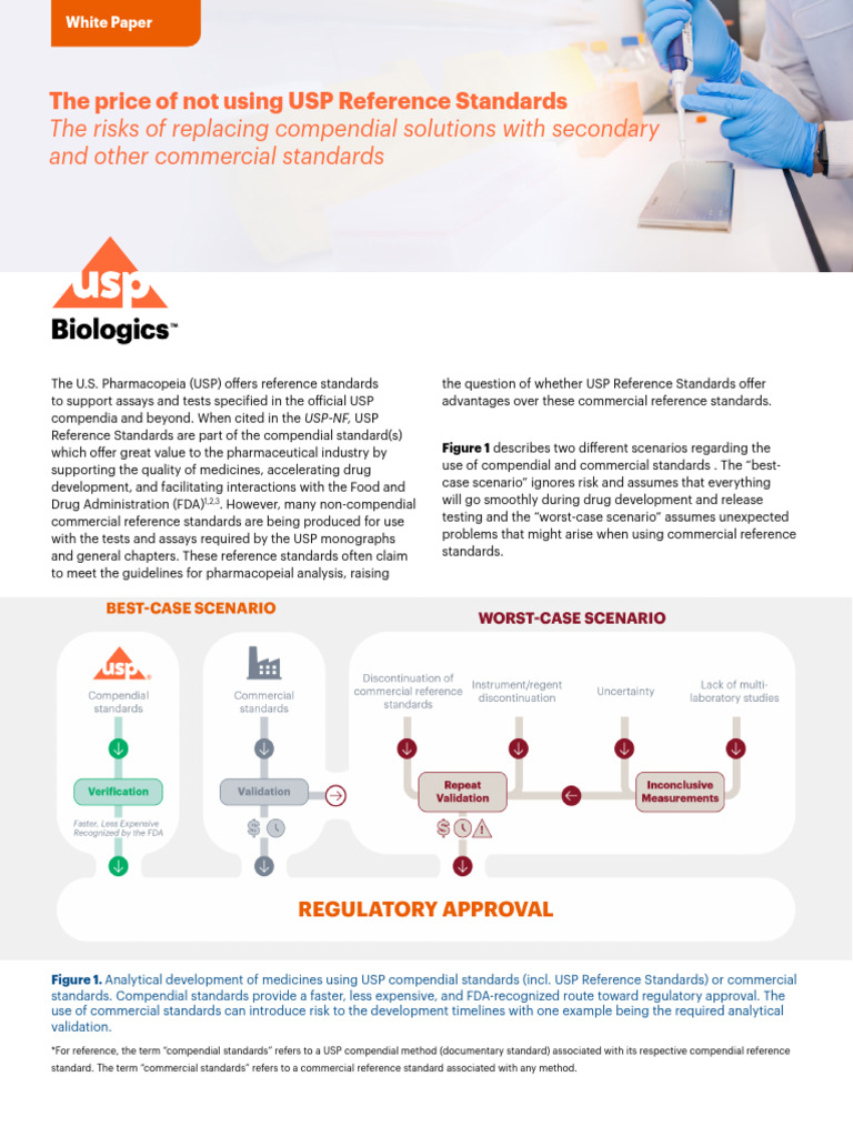 Risks of Not Using USP Standards | PDF