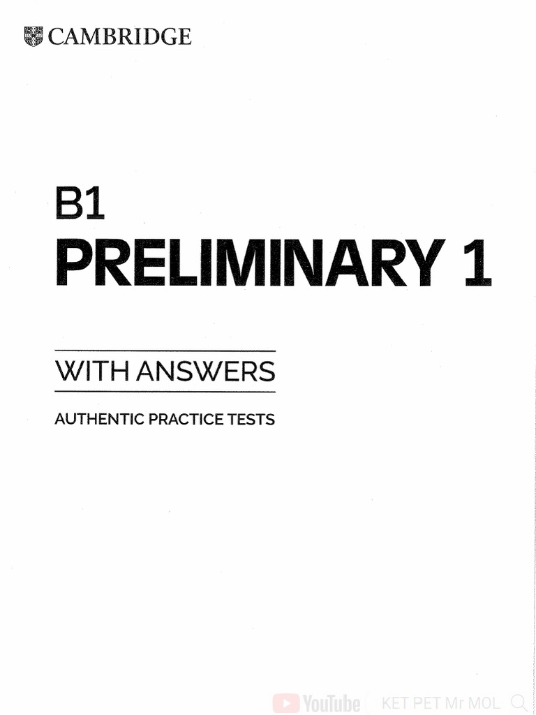 Descarga PDF Libro Cambridge B1 | PDF