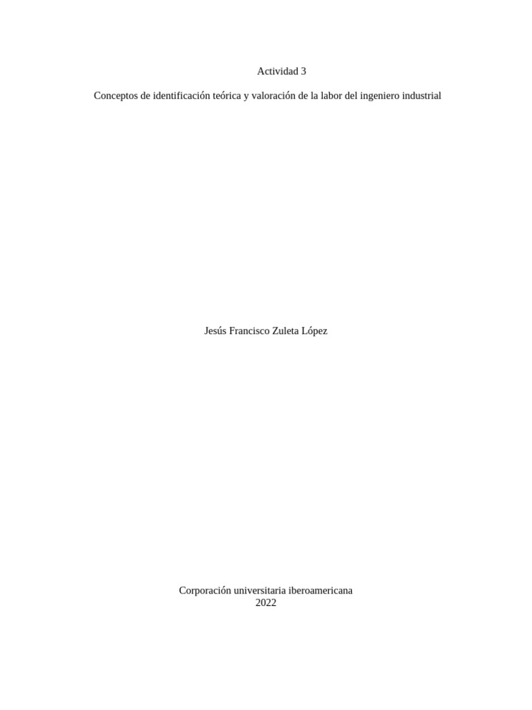 Act3 Ing Industrial Induccion | PDF | Ingeniería Industrial | Procesos de negocio
