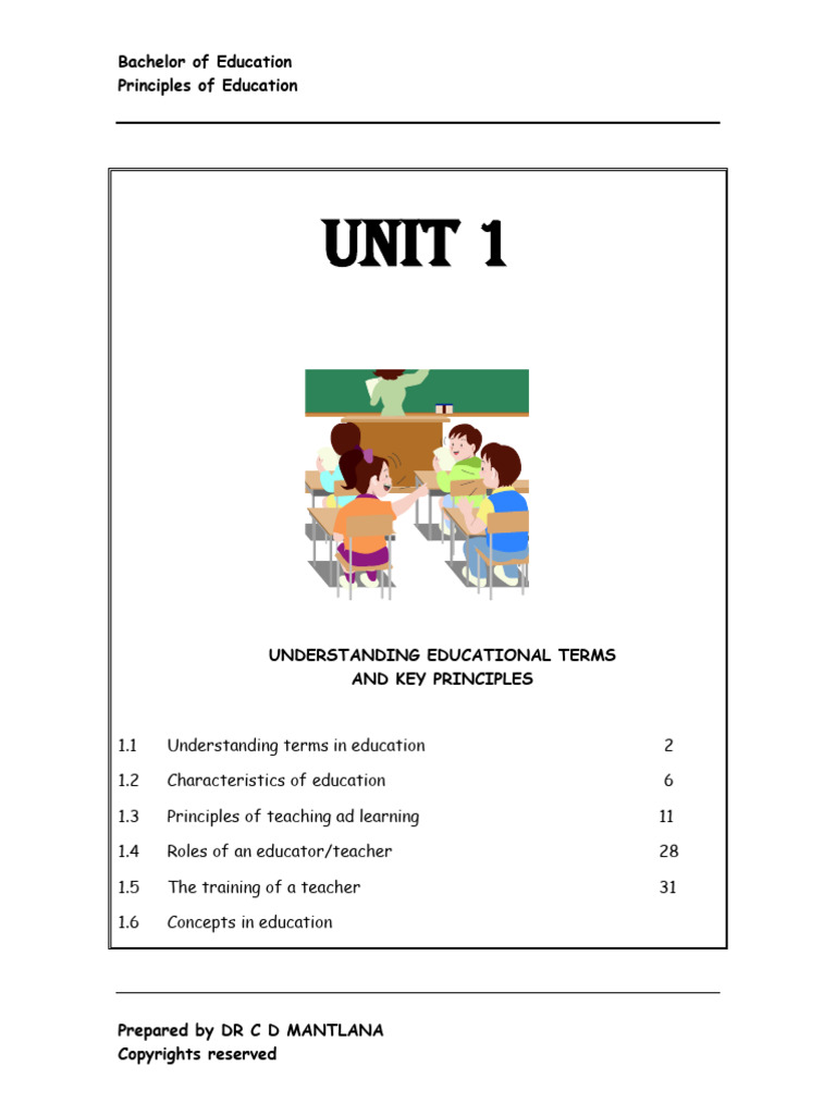 Principles of Education Study Guide(1) | PDF | Motivational | Motivation