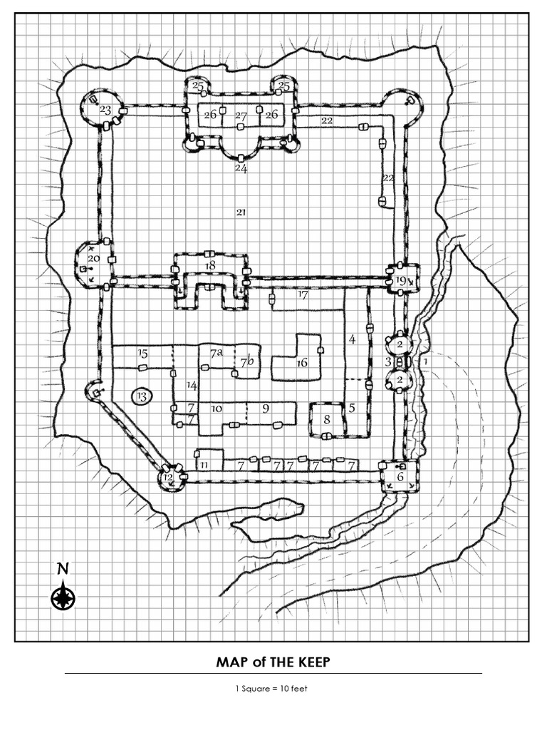 Mapas - KEEP ON THE BORDERLANDS | PDF