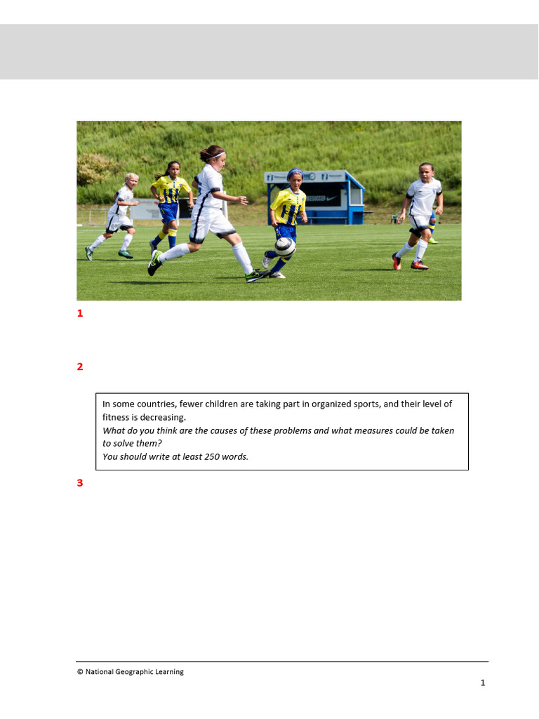 Life EAP Int Writing Unit 10 Worksheet | PDF | Sports | Physical Fitness