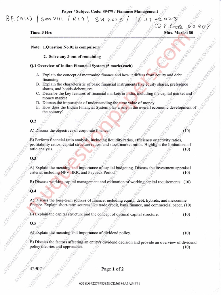 Be - Computer Engineering - Semester 8 - 2023 - December - Iloc II ...