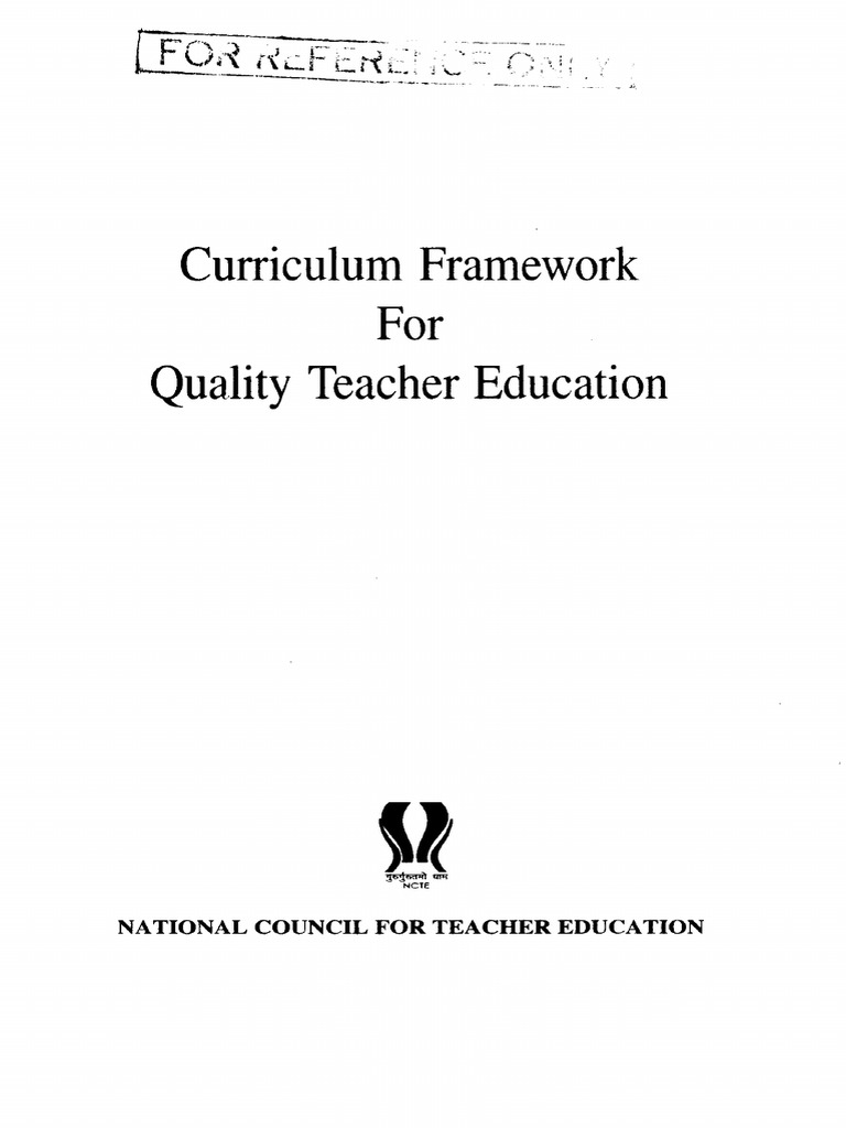 Teacher Education Curriculum Framework | PDF | Pedagogy | Teachers