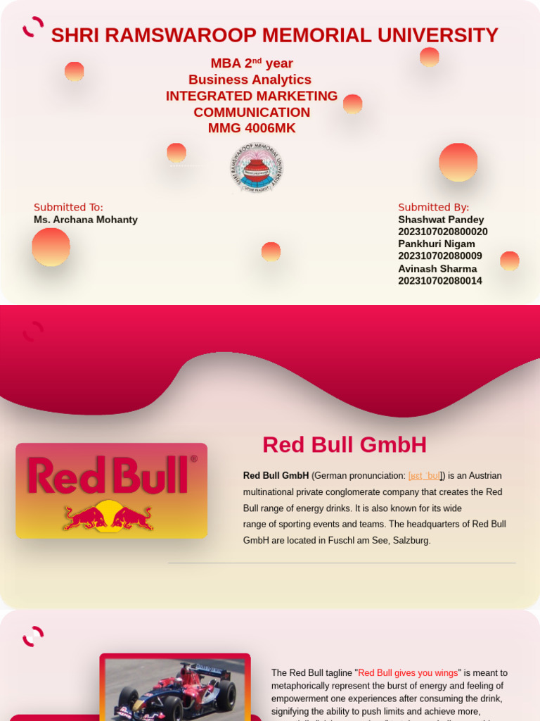 Red Bull | PDF | Brand | Human Communication