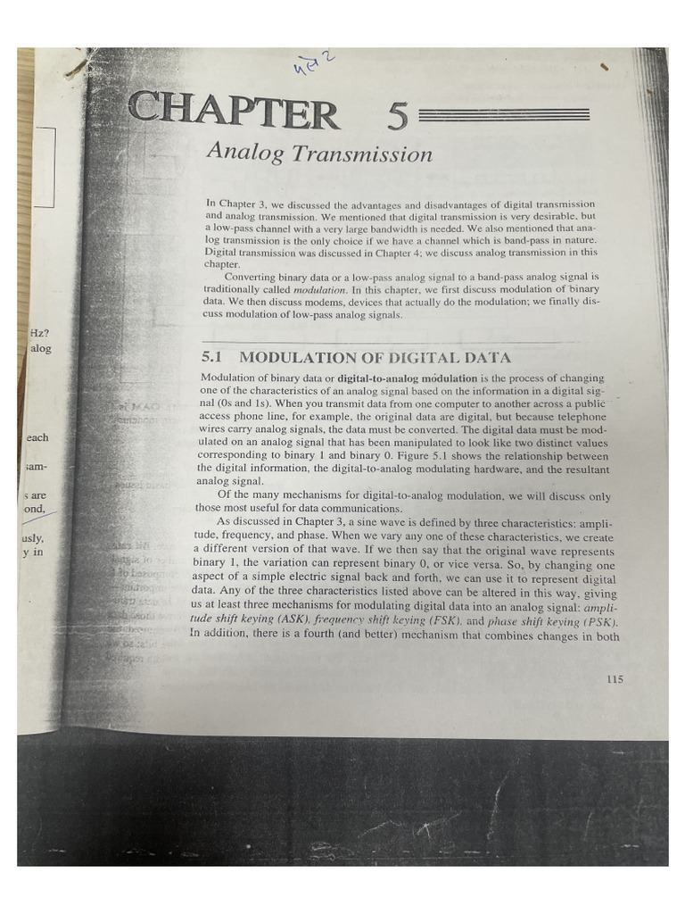 Analog Transmission | PDF