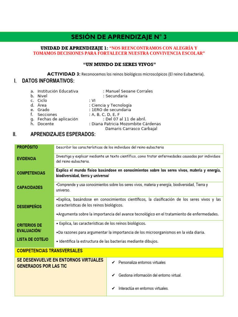 1ero 7 de Abril | PDF | Maestros | Aprendizaje