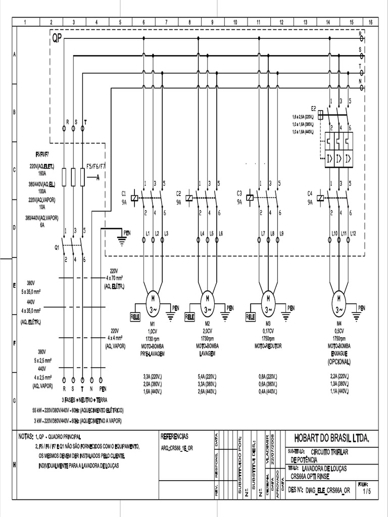 Diagrama Elétrico Crs66a O.R | PDF