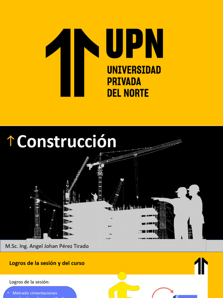 01. PPT Semana 3 - Const | PDF | Fundación (Ingeniería) | Fundación profunda