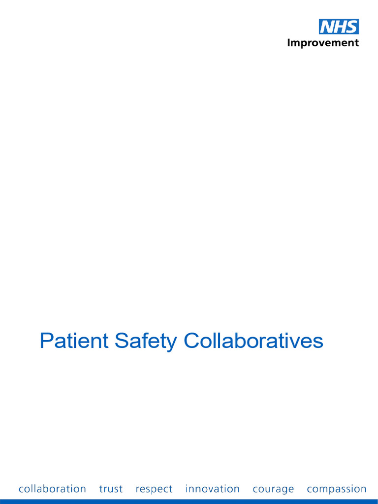 Patient Safety Collaboratives Review | PDF | Patient Safety | National ...
