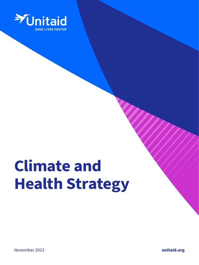 Unitaid Climate and Health Strategy 2023 2027 | PDF | Climate Change | Life Cycle Assessment