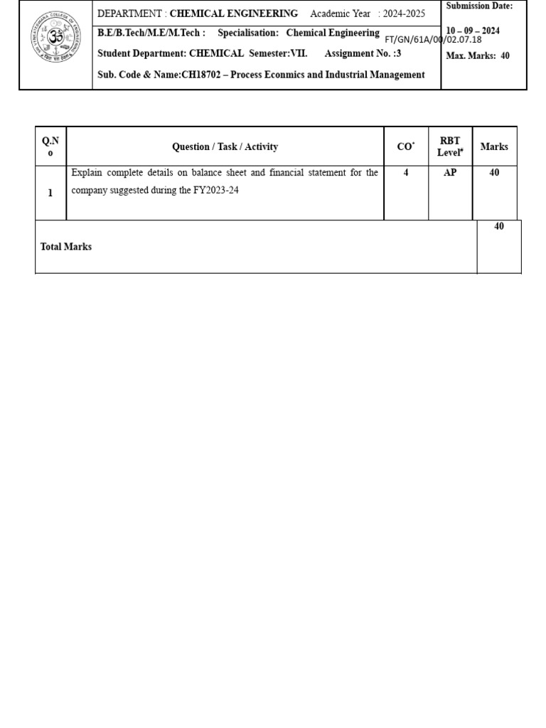 Assignment 3 | PDF