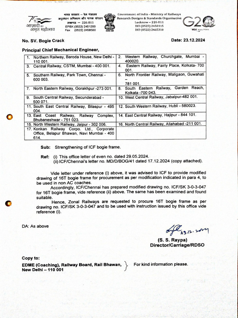 Strengthening of ICF Bogie Frame | PDF