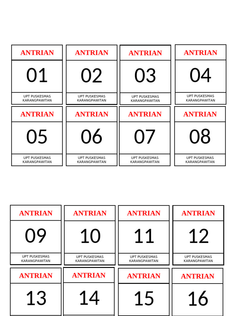 ANTRIAN | PDF