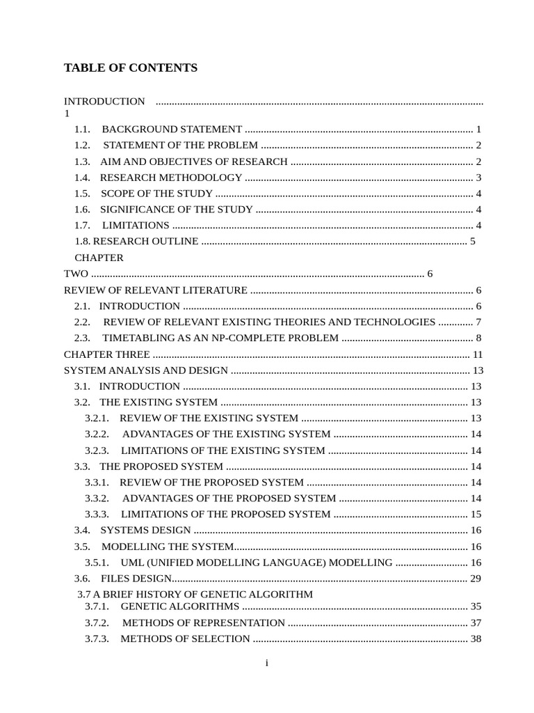 Automatic Timetable Generator | PDF | Genetic Algorithm | Unified Modeling Language