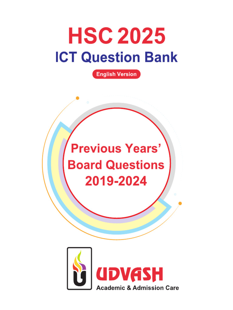 ICT 3 Years Board Question (EV) Final | PDF | Computing | Computer ...