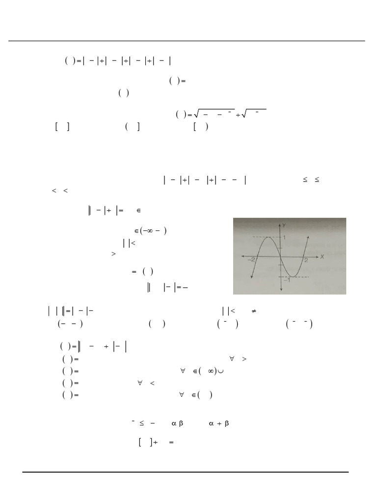 IIT JEE MPS Graphs Functions Analysis | PDF | Function (Mathematics ...