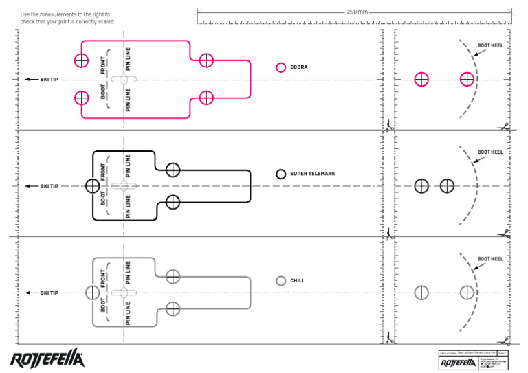 Paper_jig_Telemark_Rottefella_Cobra_Chili_SuperTelemark | PDF