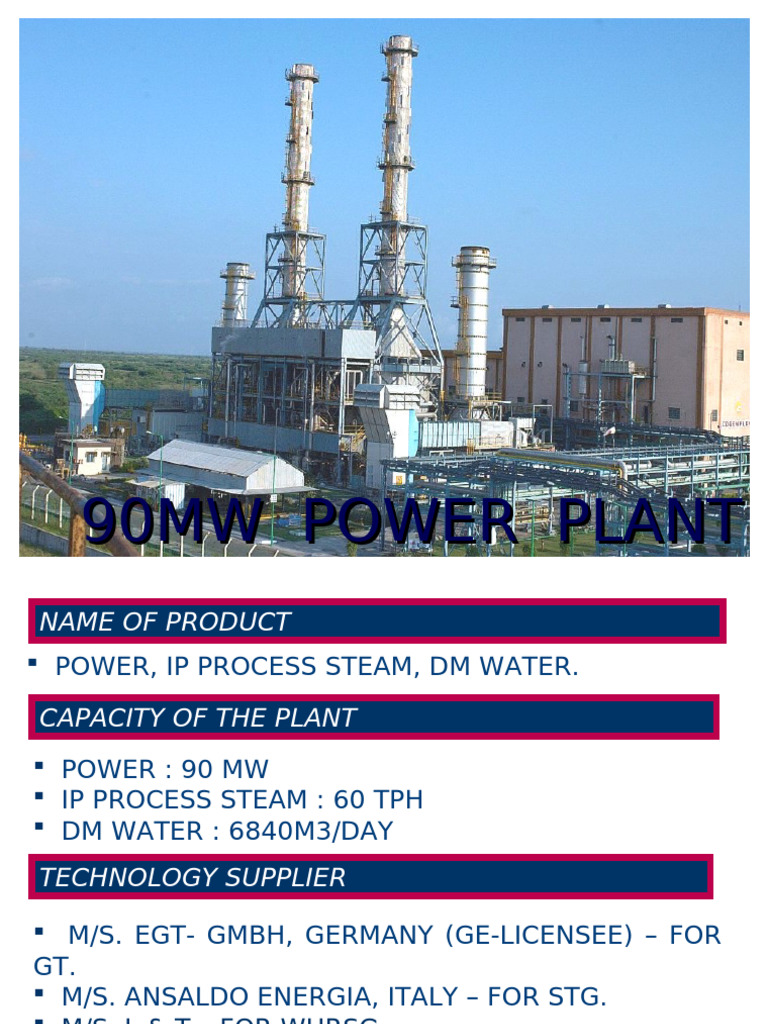 90MW Power Plant Overview and Contracts | PDF