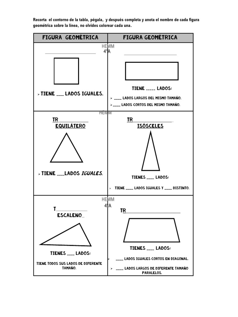 Figuras Geométricas | PDF | Geometría Elemental | Geometría euclidiana