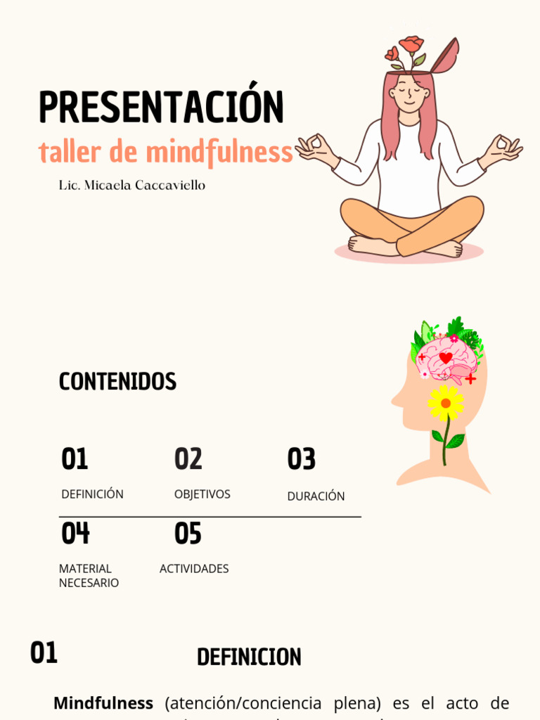 Propuesta Taller Mindfulness | PDF