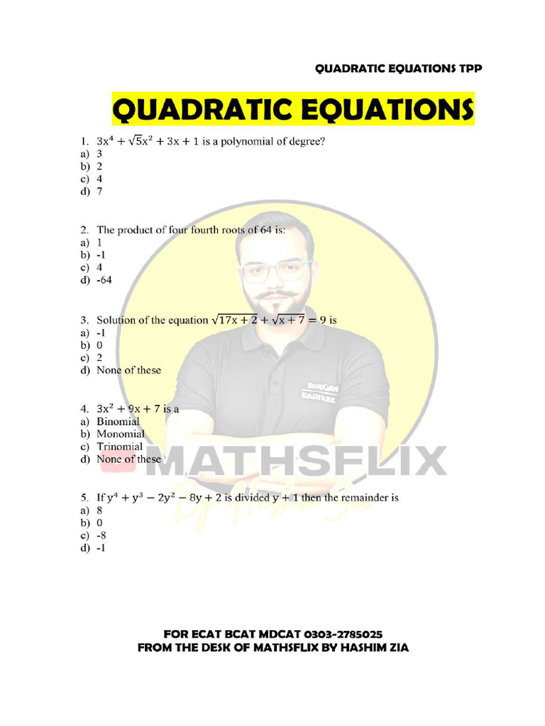 Equations TPP | PDF