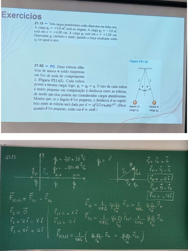 Exercicios Aula 1 e 2 - FIS3 | PDF
