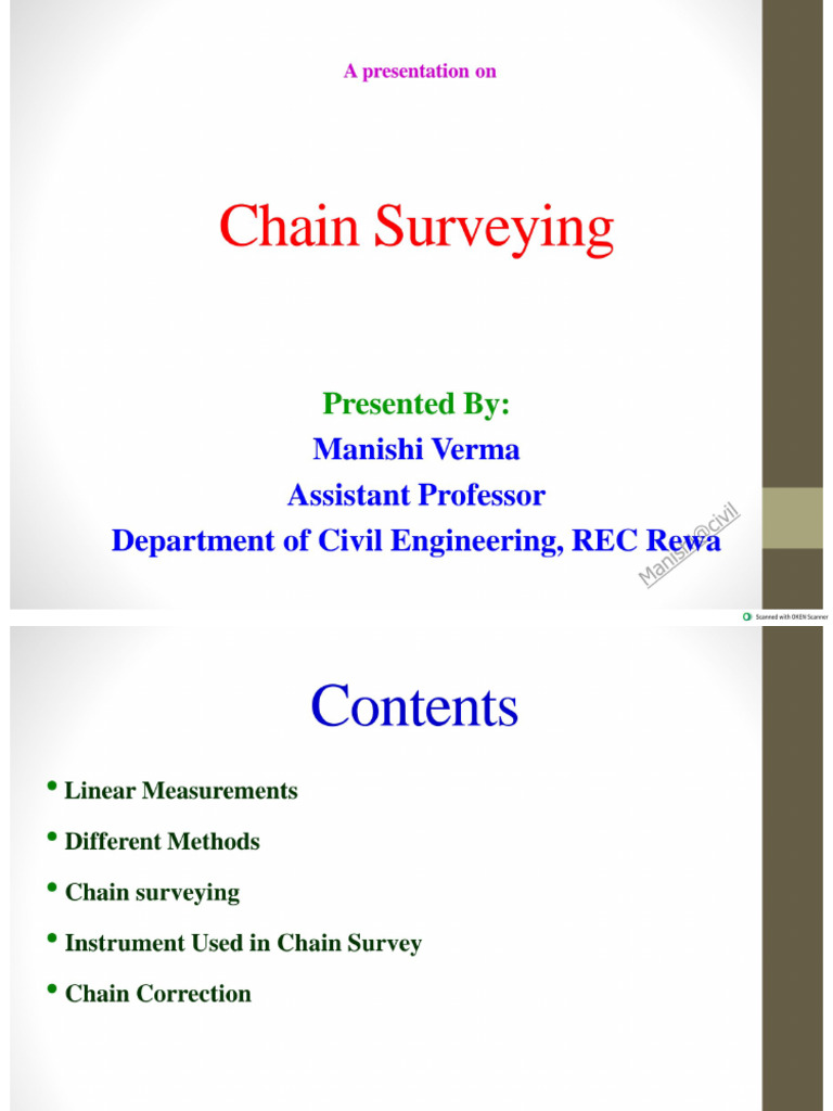 2 Chain Surveying | PDF