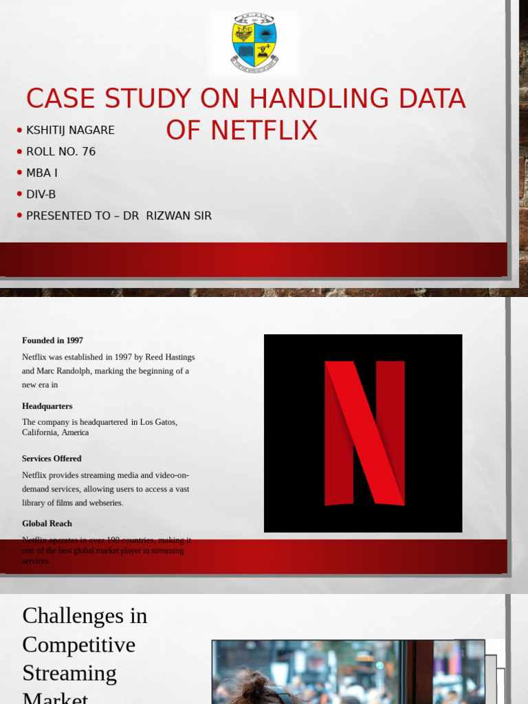 Netflix Data Handling Case Study | PDF | Analytics | Netflix
