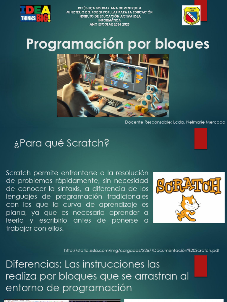 07 Programación en bloques (1) | PDF | Scratch (lenguaje de ...