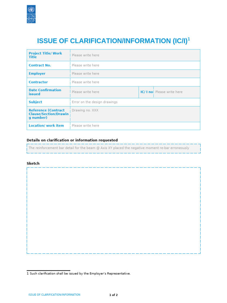 Design Error Clarification Document | PDF