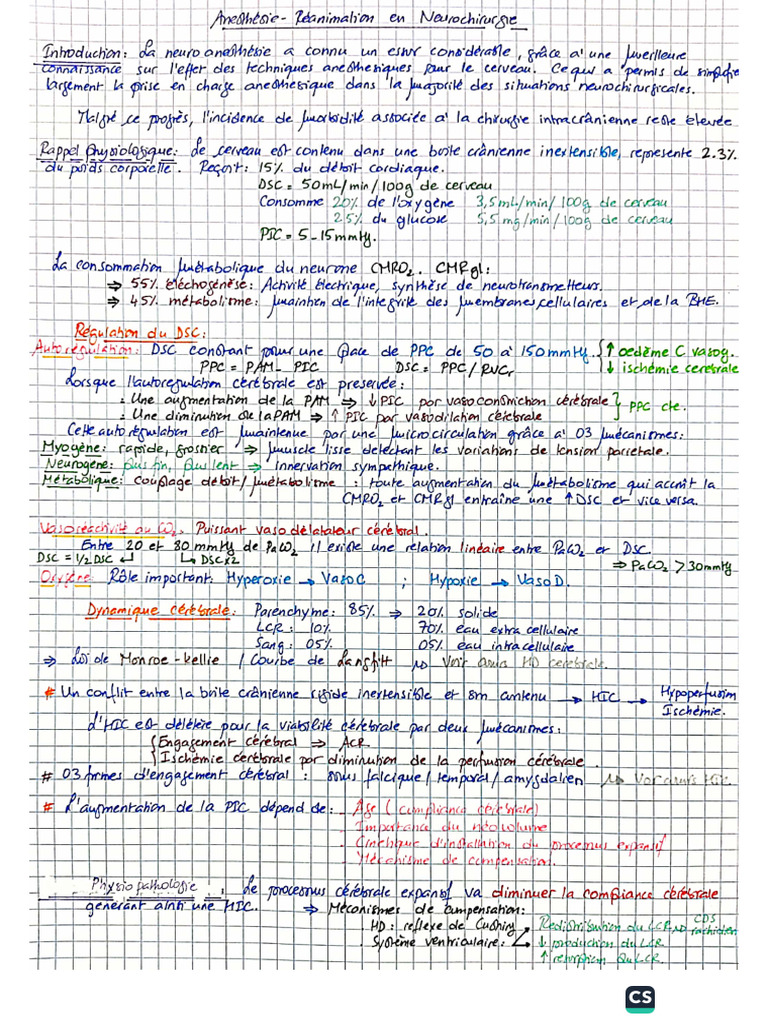 Anesthesie en NCH-1 | PDF