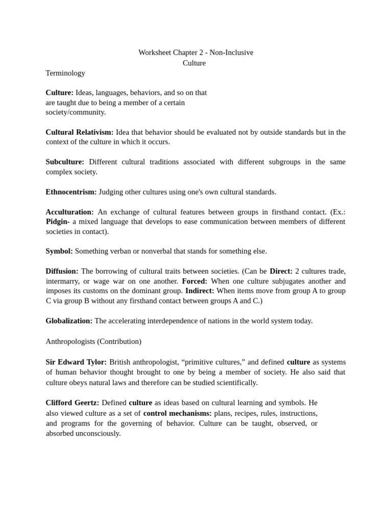 Non-Inclusive Culture Terminology Guide | PDF