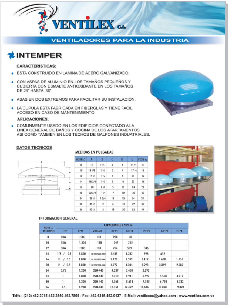 Intemper Ventilex | PDF