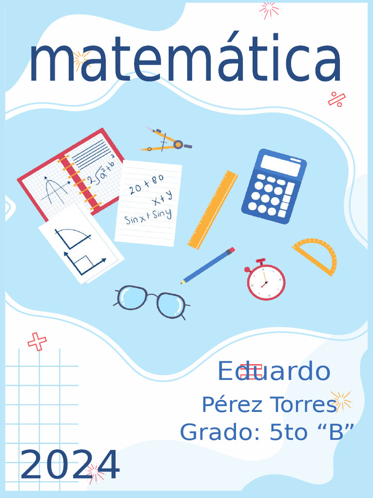 Matematica Caratula | PDF