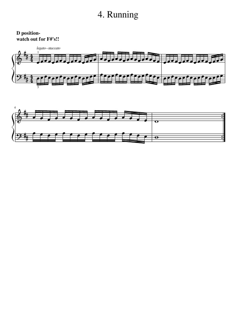 Running D Position | PDF