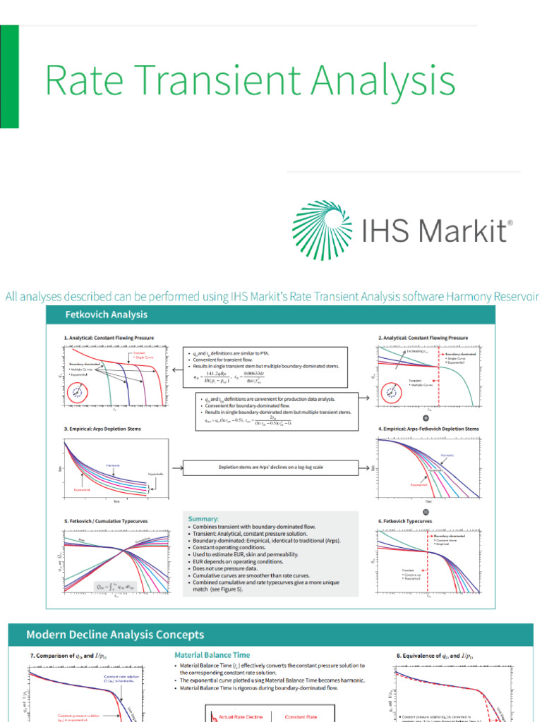 Rate Transient Analysis | PDF