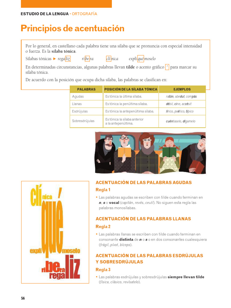 Principios de Acentuación en Español | PDF | Idiomas | Estudios de ...