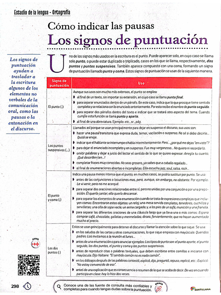 Signos de Puntuación | PDF