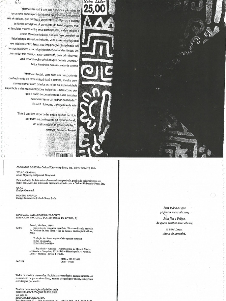 Matthew Restall - Sete Mitos Da Conquista Espanhola | PDF