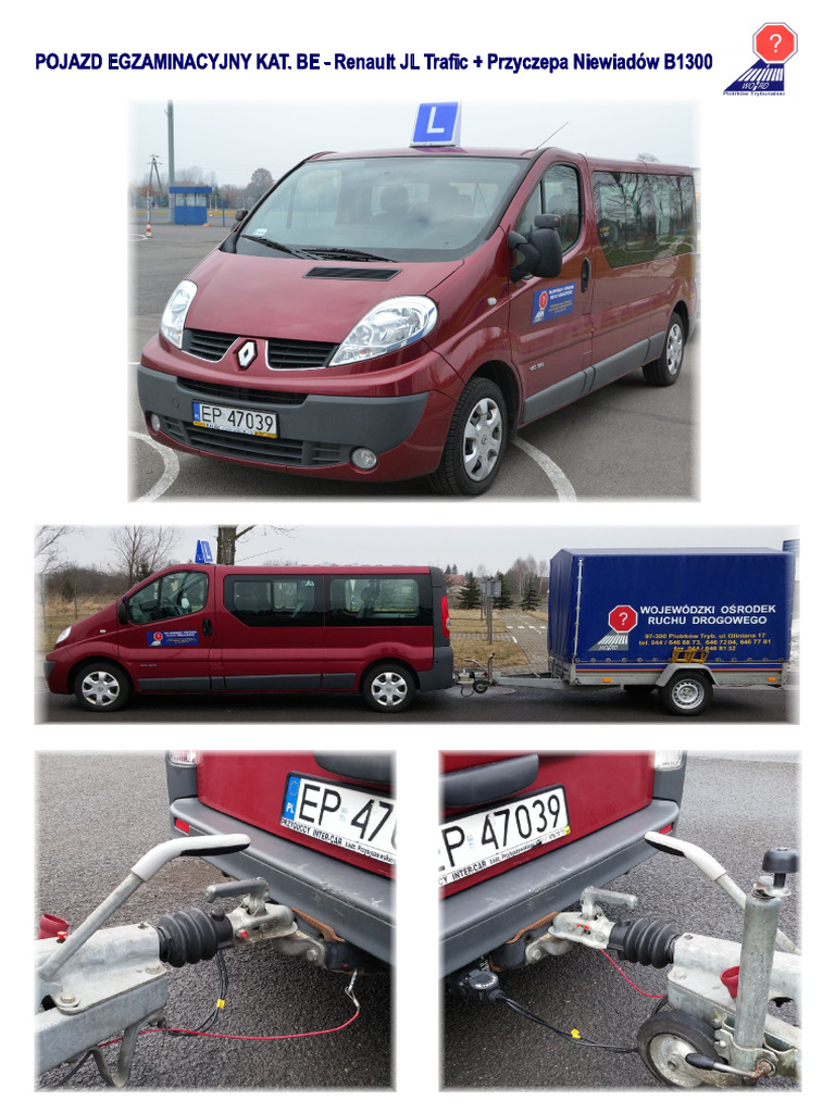 Renault JL Trafic + Niewiadow B1300 | PDF