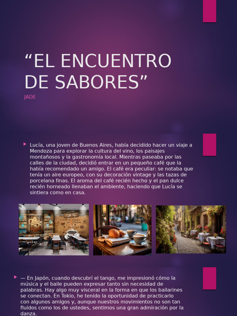 EL ENCUENTRO DE SABORES | PDF